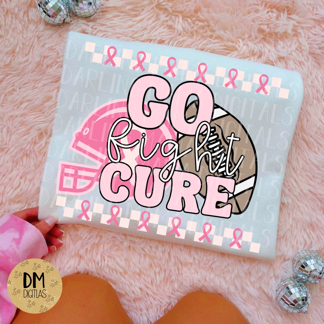 Go Fight Cure PNG Pink Out PNG Breast Cancer Digital Download Preppy ...