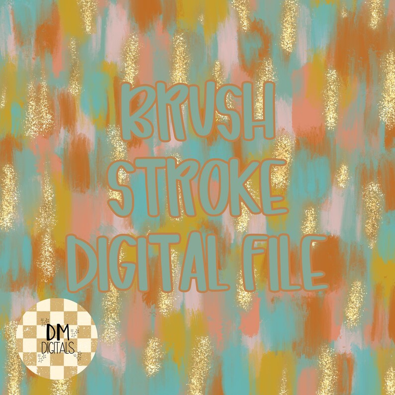 Brush Stroke PNG Messy Paint PNG Digital Download Digital Paper Preppy ...