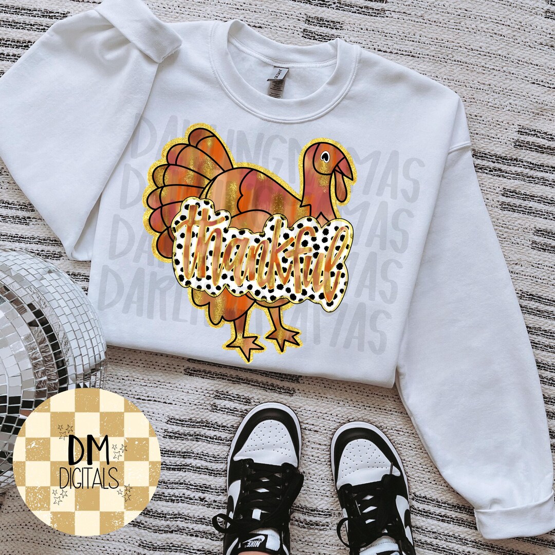 Brush Stroke Turkey PNG Brush Stroke Fall PNG Preppy Thanksgiving Fall ...