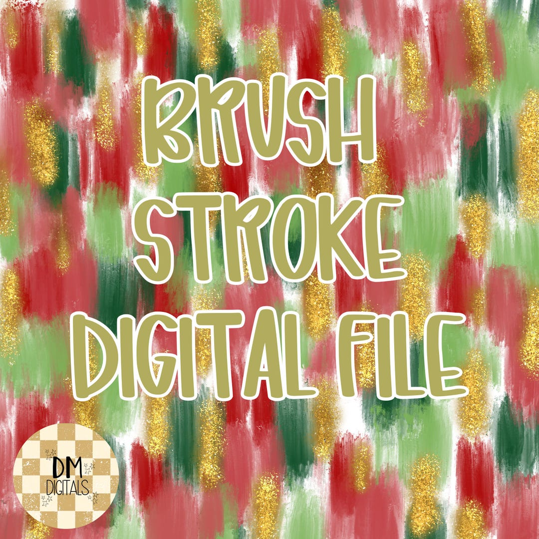 Brush Stroke PNG Messy Paint PNG Digital Download Digital Paper Preppy ...