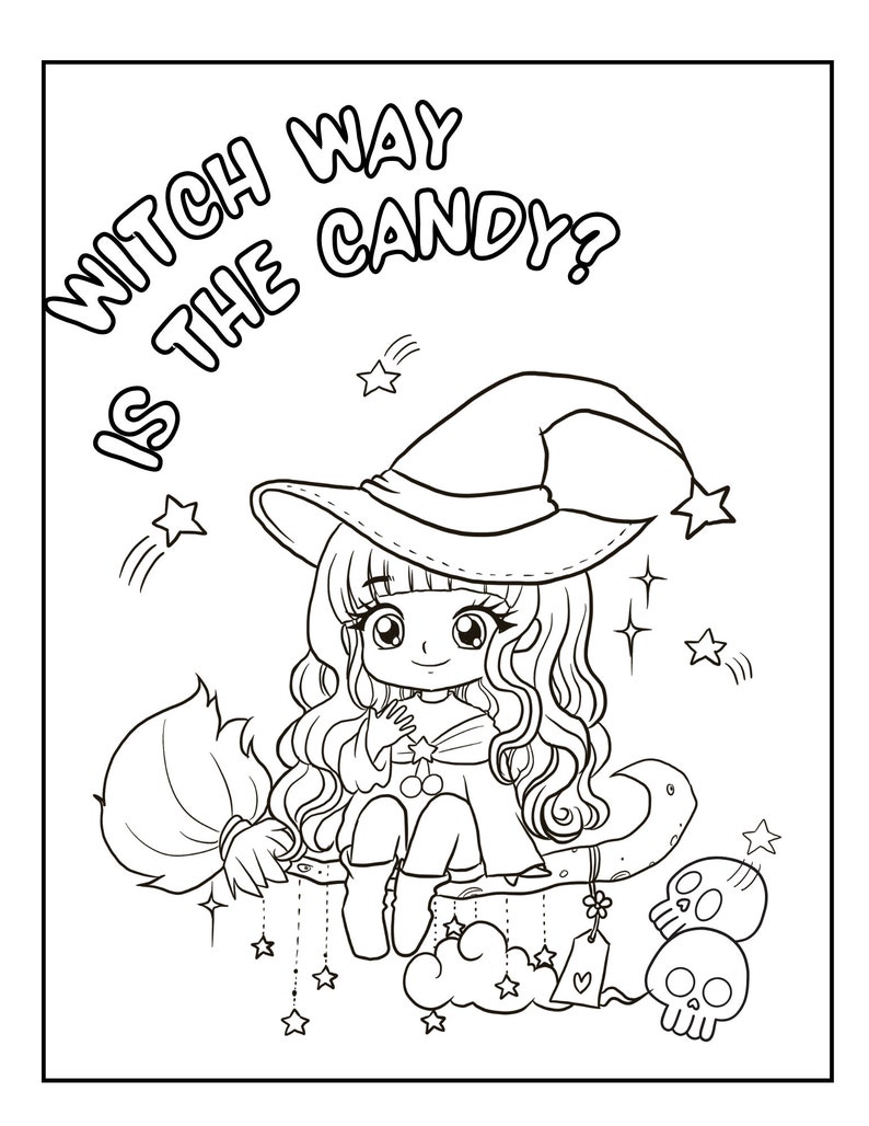 Halloween Witch Way is the Candy Printable| Instant Downloadable ...