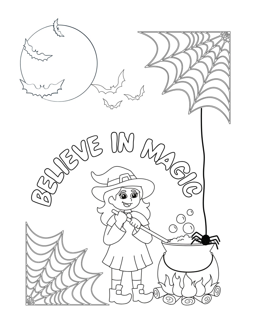Spooky Coloring Sheets|halloween Coloring Sheets for Kids|vampire ...