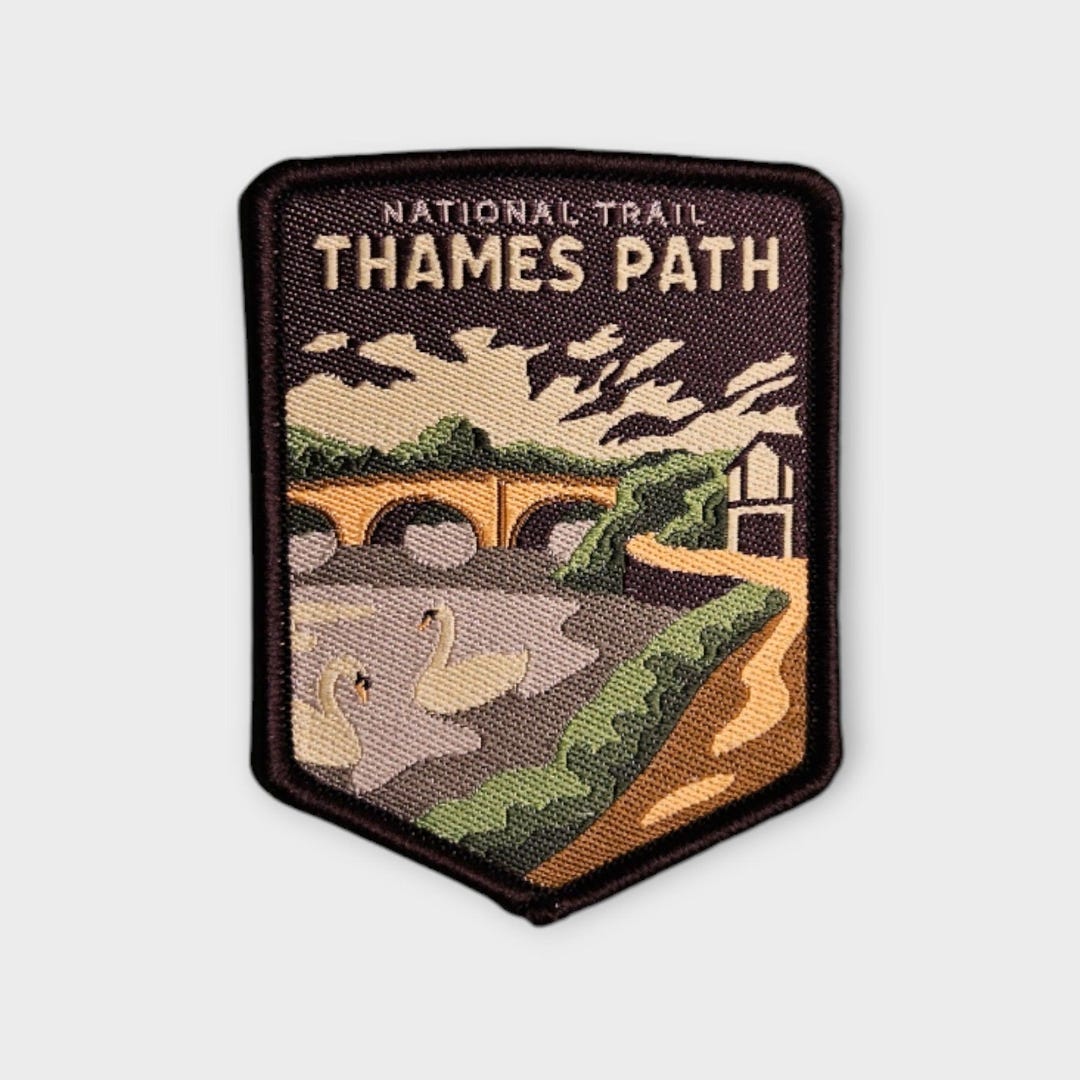 Thames Path National Trail Patch | Completer's Patch / Badge | Gift for ...