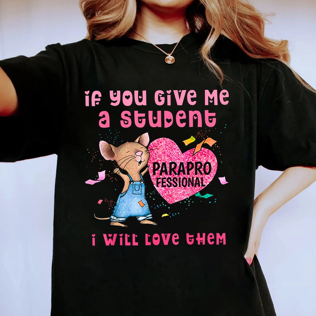 Paraprofessional Teacher Cute Heart Valentine's Day Shirt - Etsy