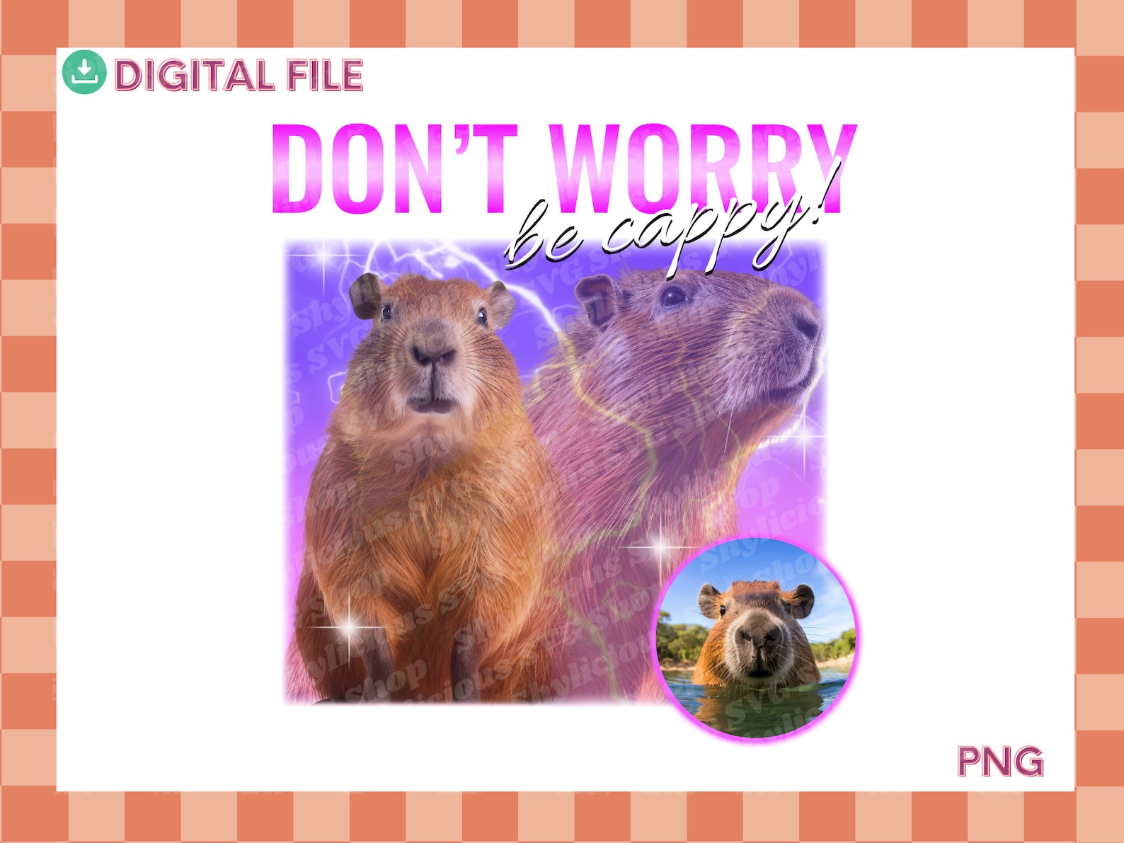 Don't Worry Be Cappy Svg, Uplifting Quote Svg, Inspirational Quote Svg ...