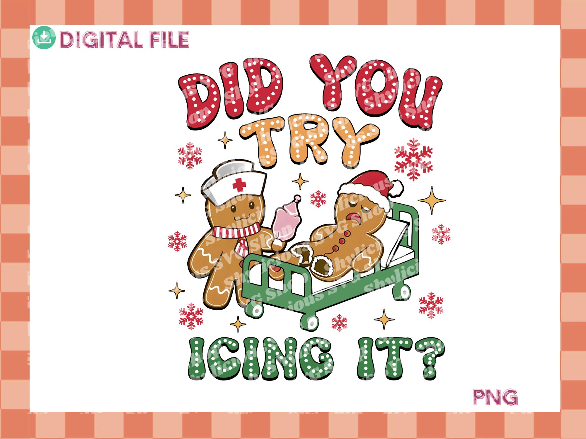 Gingerbread Christmas Png, Physical Therapist Xmas Png, Funny ...