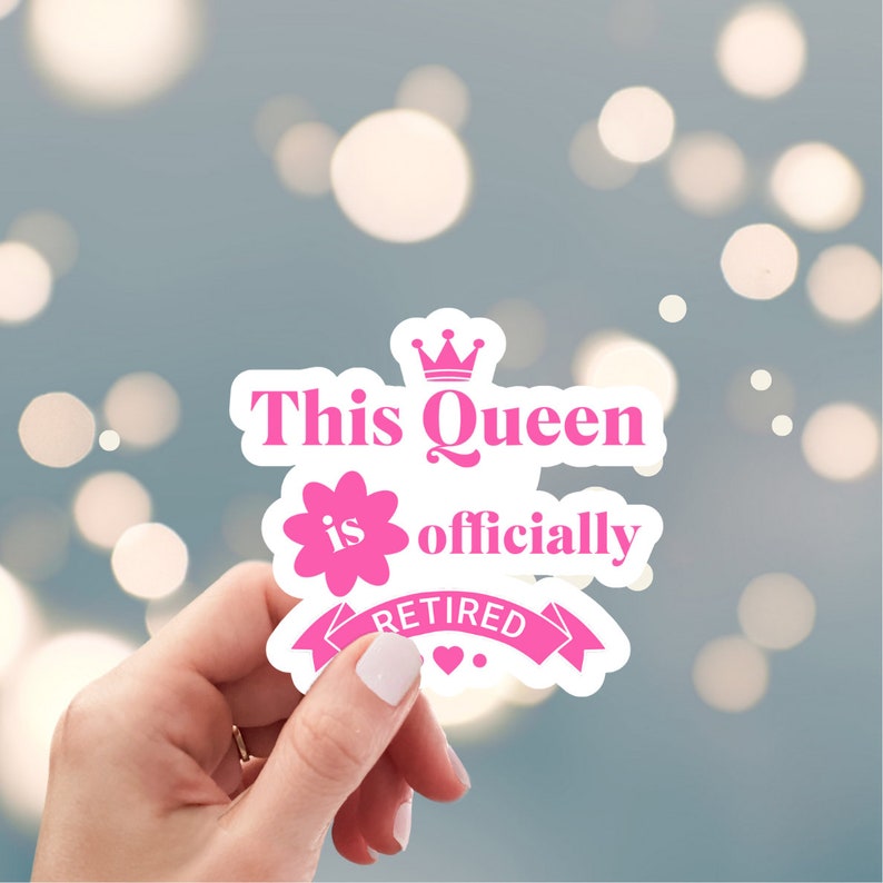 This Queen is Retired, Retirement Svg, Happy Retirement Svg, Officially ...