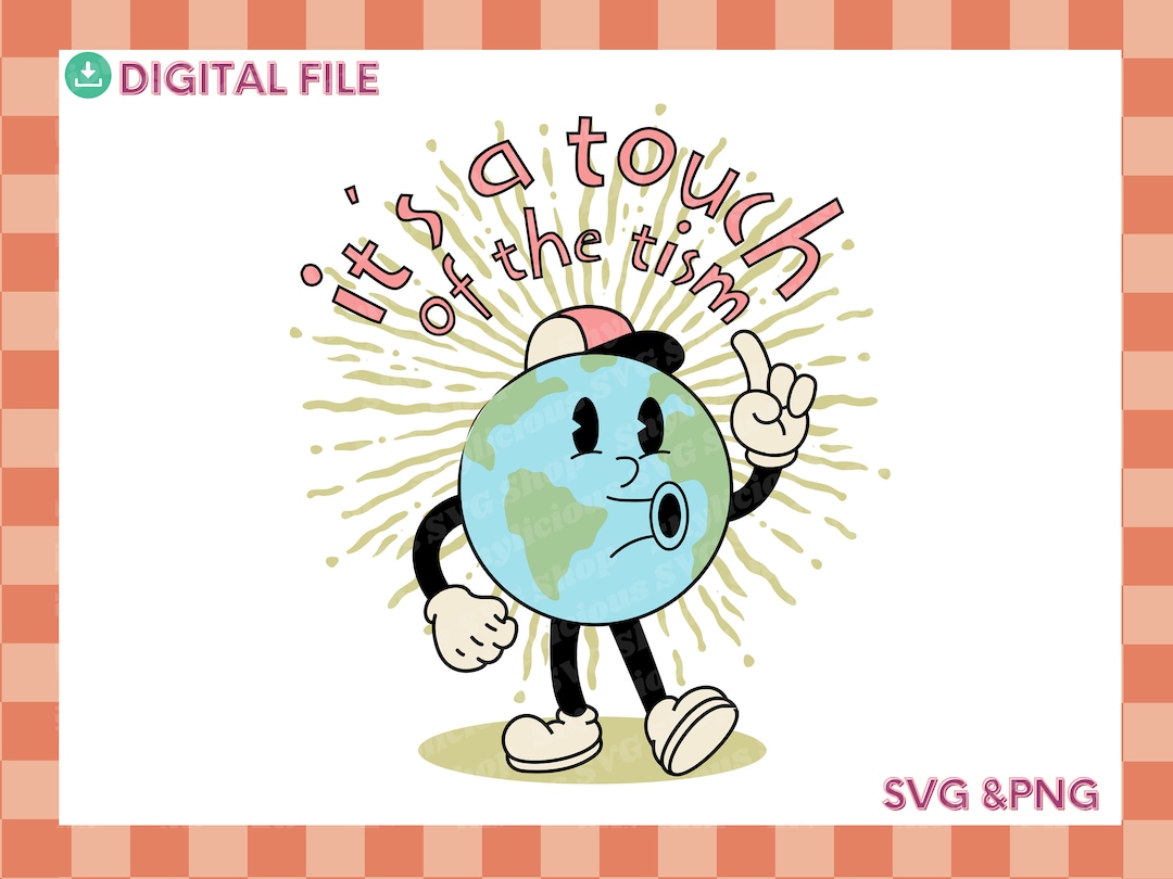 Touch of the Tism, Mental Health Svg, Adhd Svg for Cricut, Anxiety Svg ...