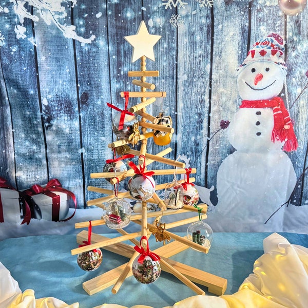 Wooden Christmas Tree - Etsy UK