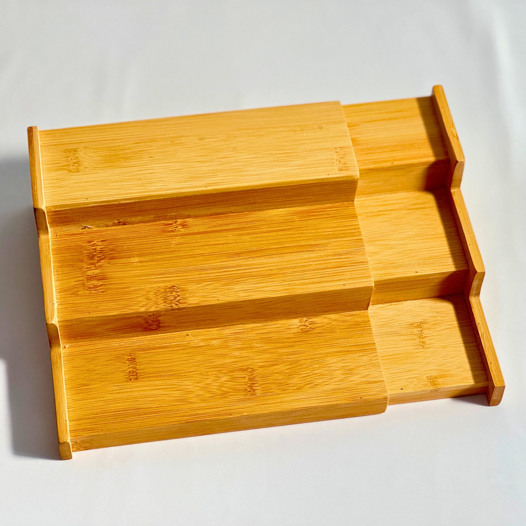 Bamboo Extendable Spice Rack 3 Tier Herbs and Spices Organisation - Etsy