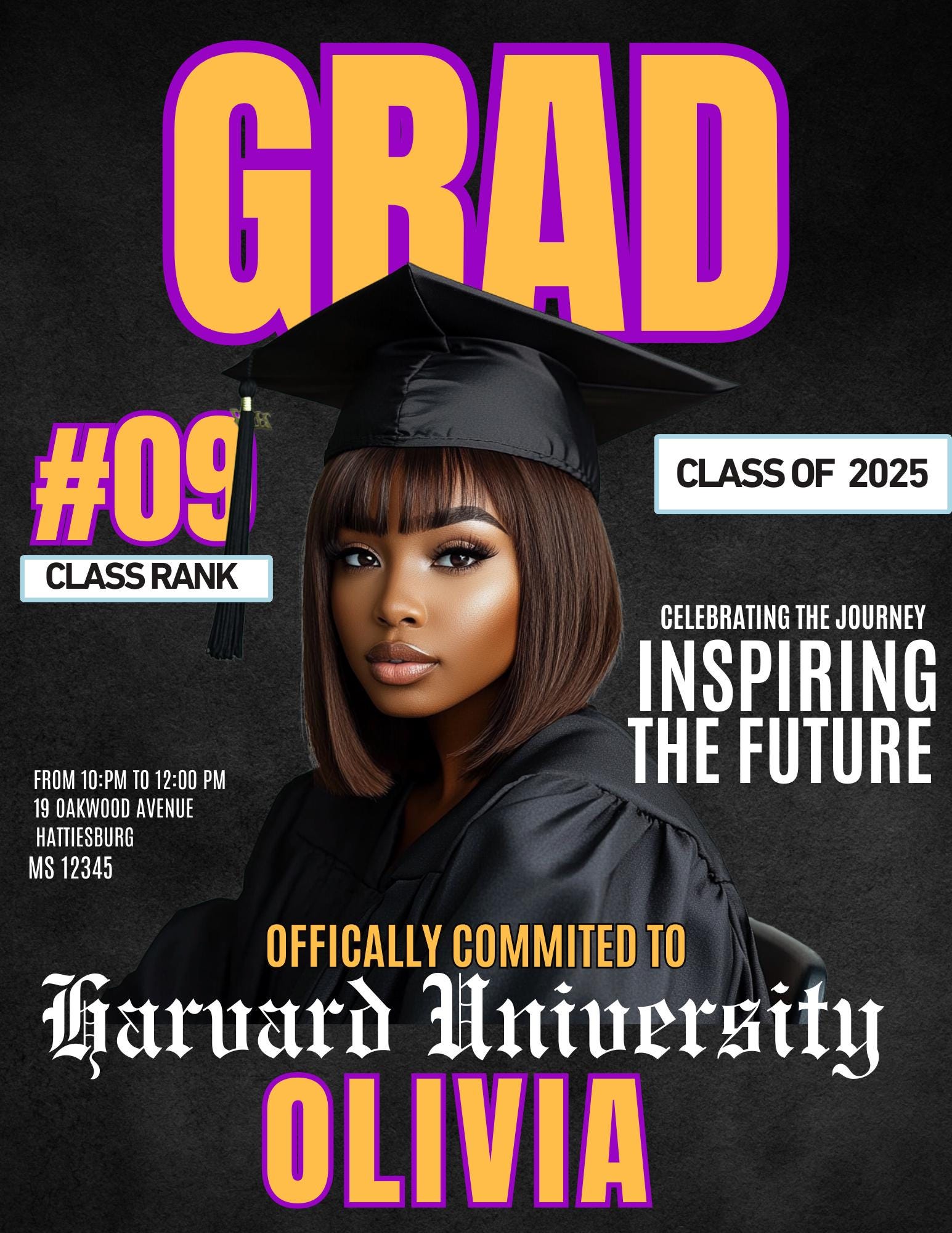 CUSTOM Magazine Cover, Digital PNG File ONLY, Personalized Magazine ...