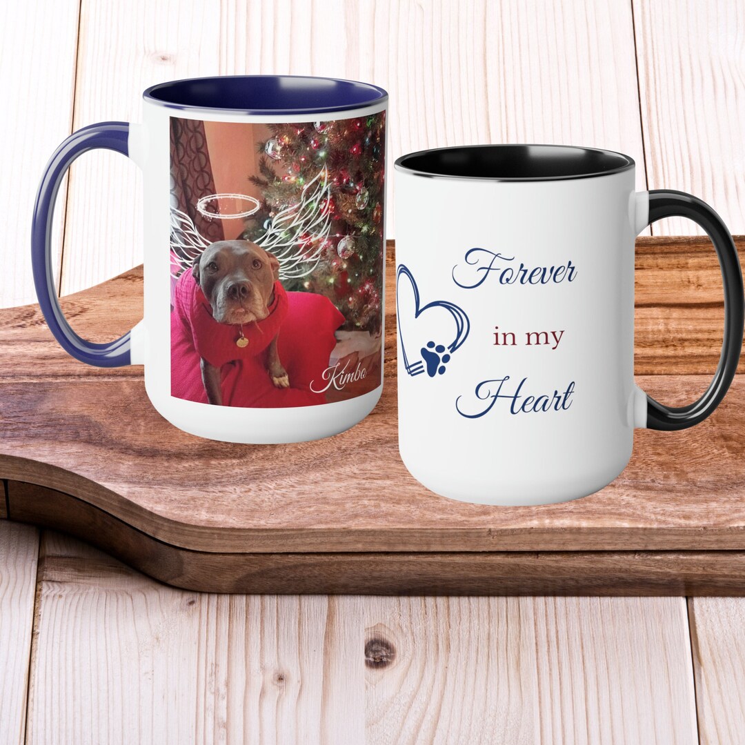 In Memory Personalized Pet Picture and Name Coffee Mugs, Custom ...