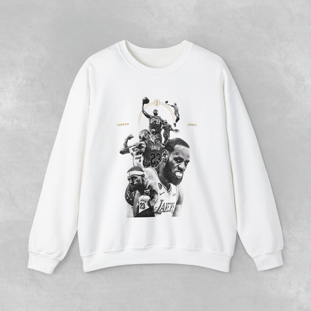 Lebron James Lakers Sweatshirt: NBA Fan Gift - Etsy