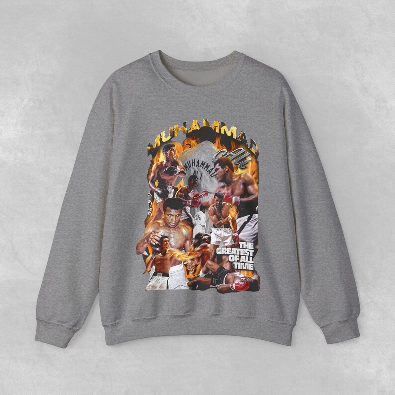 Muhammad Ali Boxing Sweatshirt: Sports Fan Apparel - Etsy