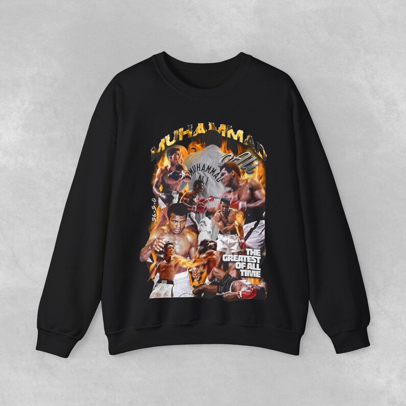 Muhammad Ali Boxing Sweatshirt: Sports Fan Apparel - Etsy