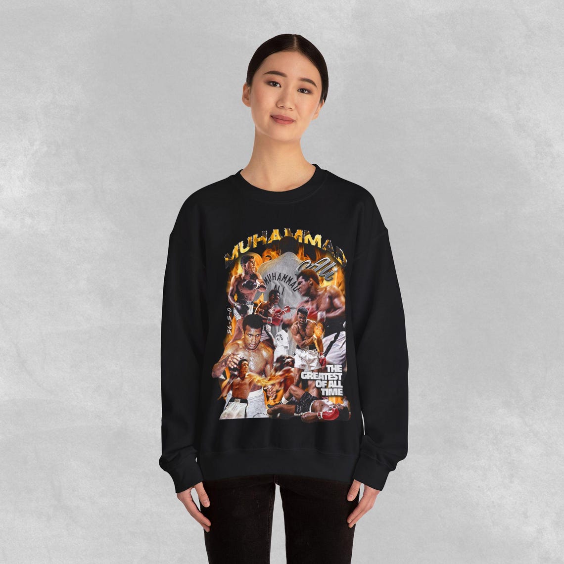 Muhammad Ali Boxing Sweatshirt: Sports Fan Apparel - Etsy