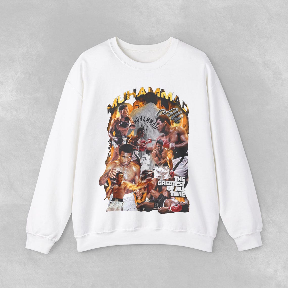 Muhammad Ali Boxing Sweatshirt: Sports Fan Apparel - Etsy