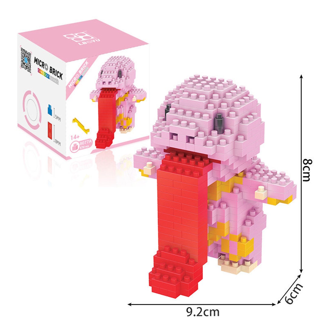 Pokemon Microblock Building Bricks Lickitung - Etsy