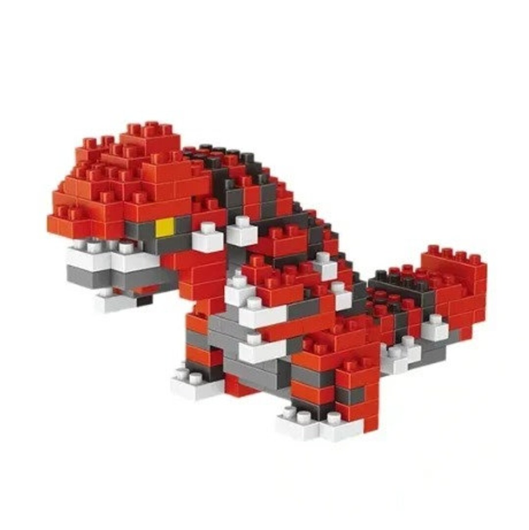 Pokemon Microblock Building Bricks Groudon - Etsy