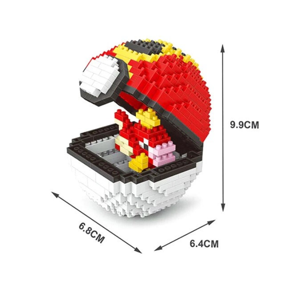 Pokemon Blocks Pokeball Mini Building Repeat Ball W/ Magikarp - Etsy