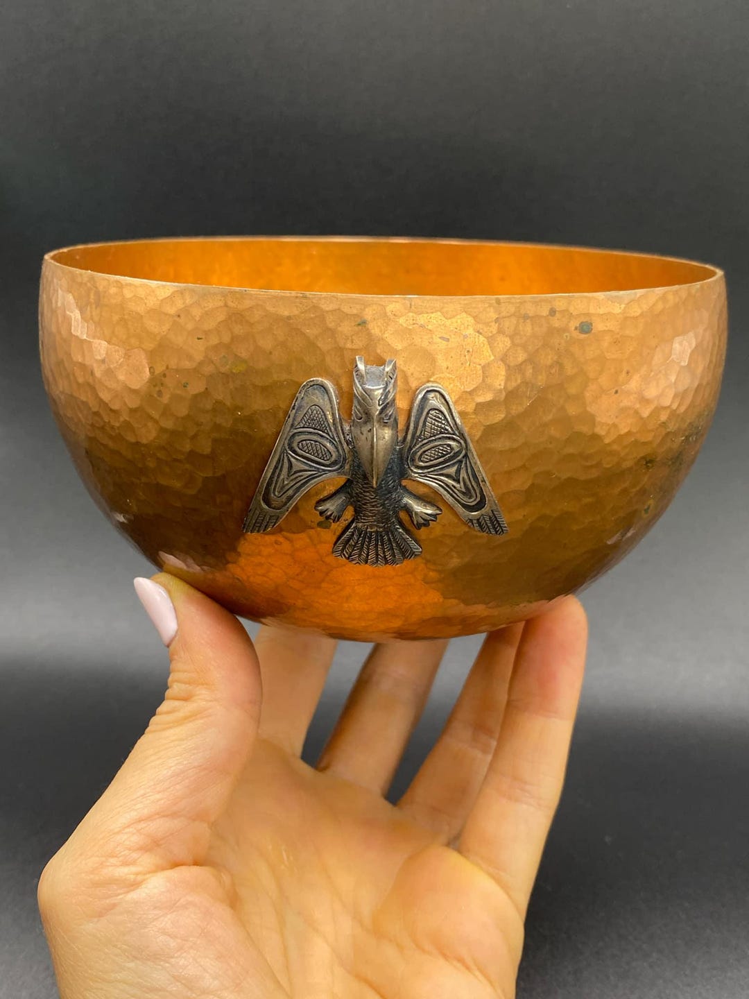 First Nations Northwest Coast Indigenous Style Hammered Copper and ...