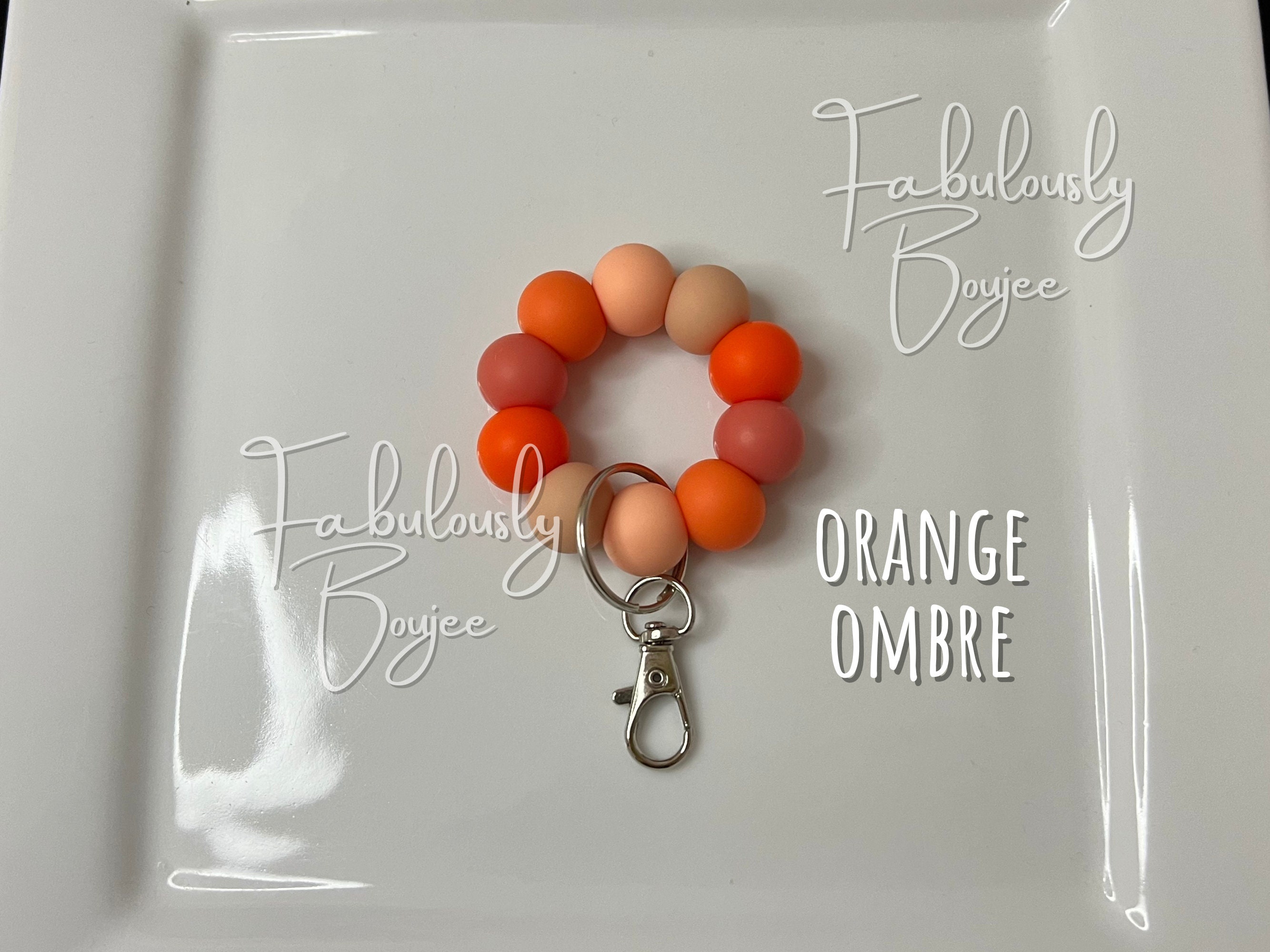 Silicone Mini Key Ring, Silicone Beads, Silicone Zipper Pull, Mini ...