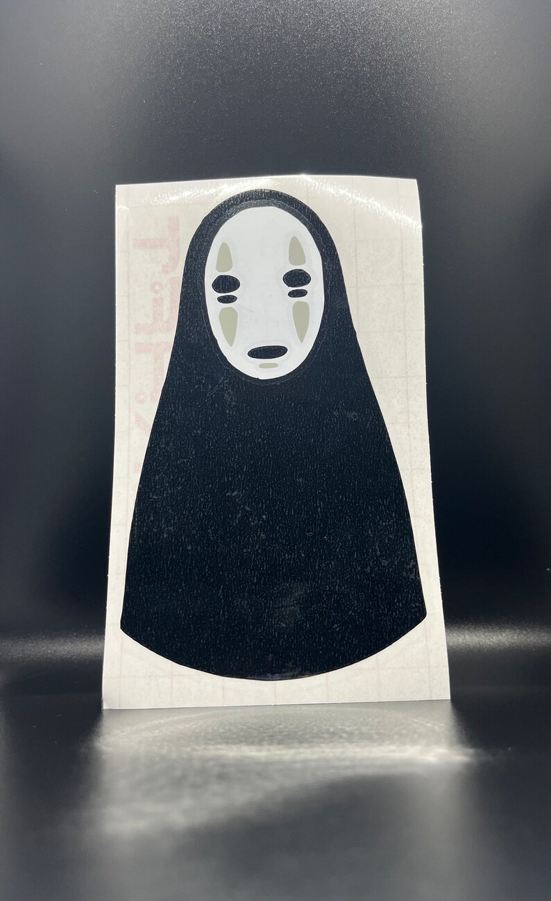 Spirited Away no Face Vinyl Sticker. 5 X 3. - Etsy