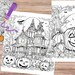 100 Pages Printable Halloween Coloring Page PDF - Etsy