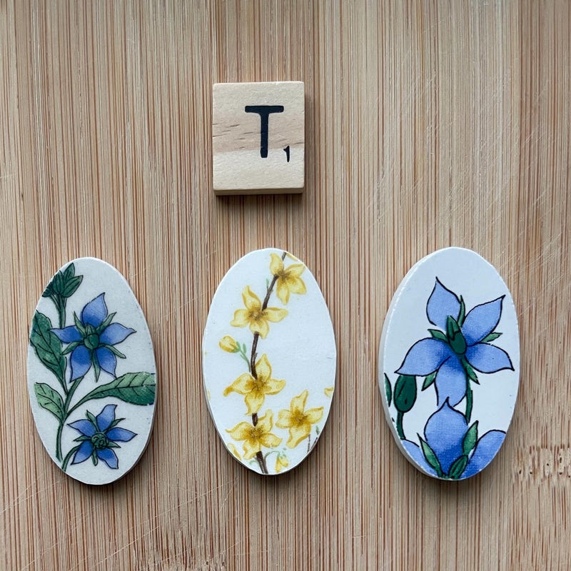 Vintage Plate Cabochon - Etsy