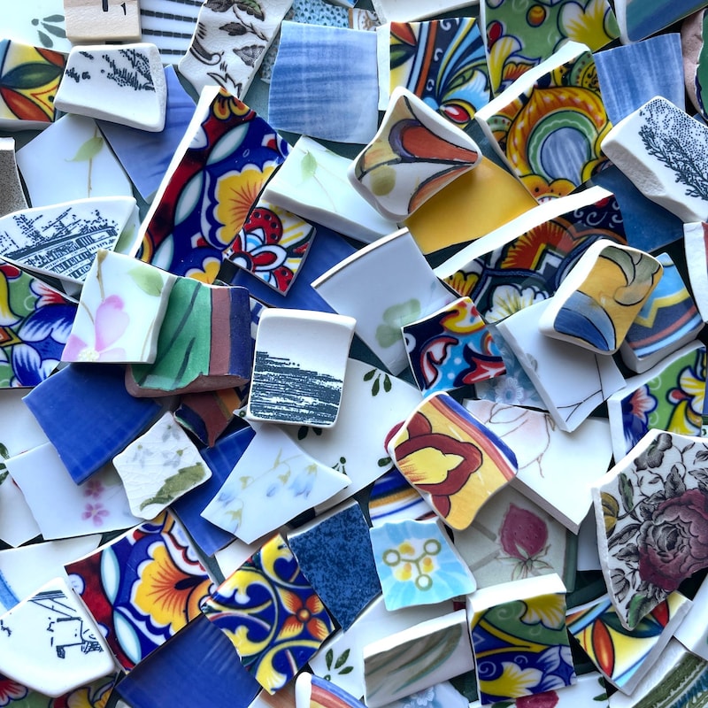 Colored China Plates - Etsy