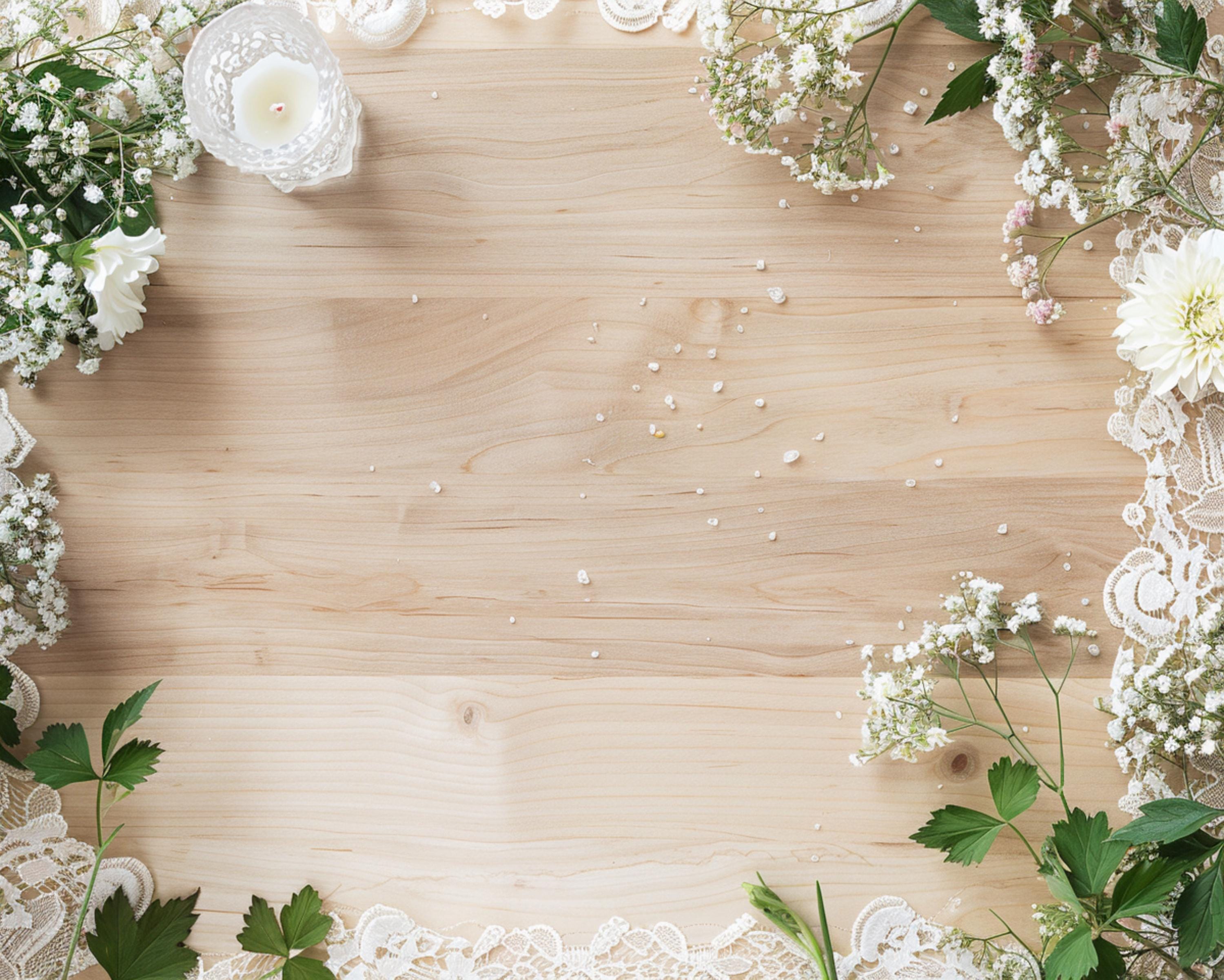 10 Flat-lay Background Mockups - 10 Lace and Wood Flat-lay Background ...