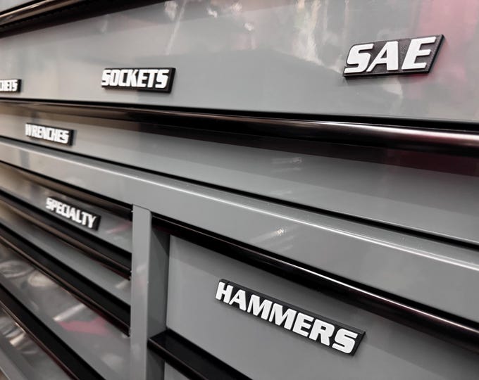 Tool Box Drawer Labels Tool Box Organization 10 Pack! - Etsy