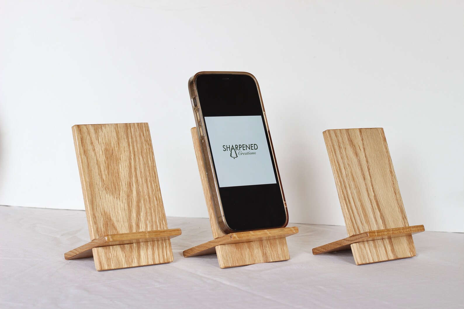 Wooden Collapsible Phone Stand for Desk and Travel, iPhone iPad Stand ...