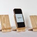 Wooden Collapsible Phone Stand for Desk and Travel, iPhone iPad Stand ...