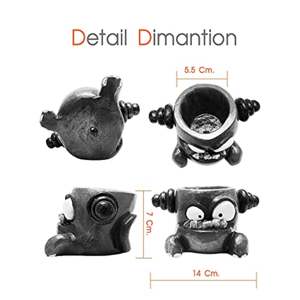 Monster Plant Pots Small Handmade Flower Pot Tooth Inspiration Teeth ...