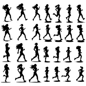 Human & People SVG Cut Collection. Silhouette Vector. Instant Download ...