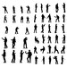 Human & People SVG Cut Collection. Silhouette Vector. Instant Download ...