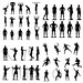 Human & People SVG Cut Collection. Silhouette Vector. Instant Download ...
