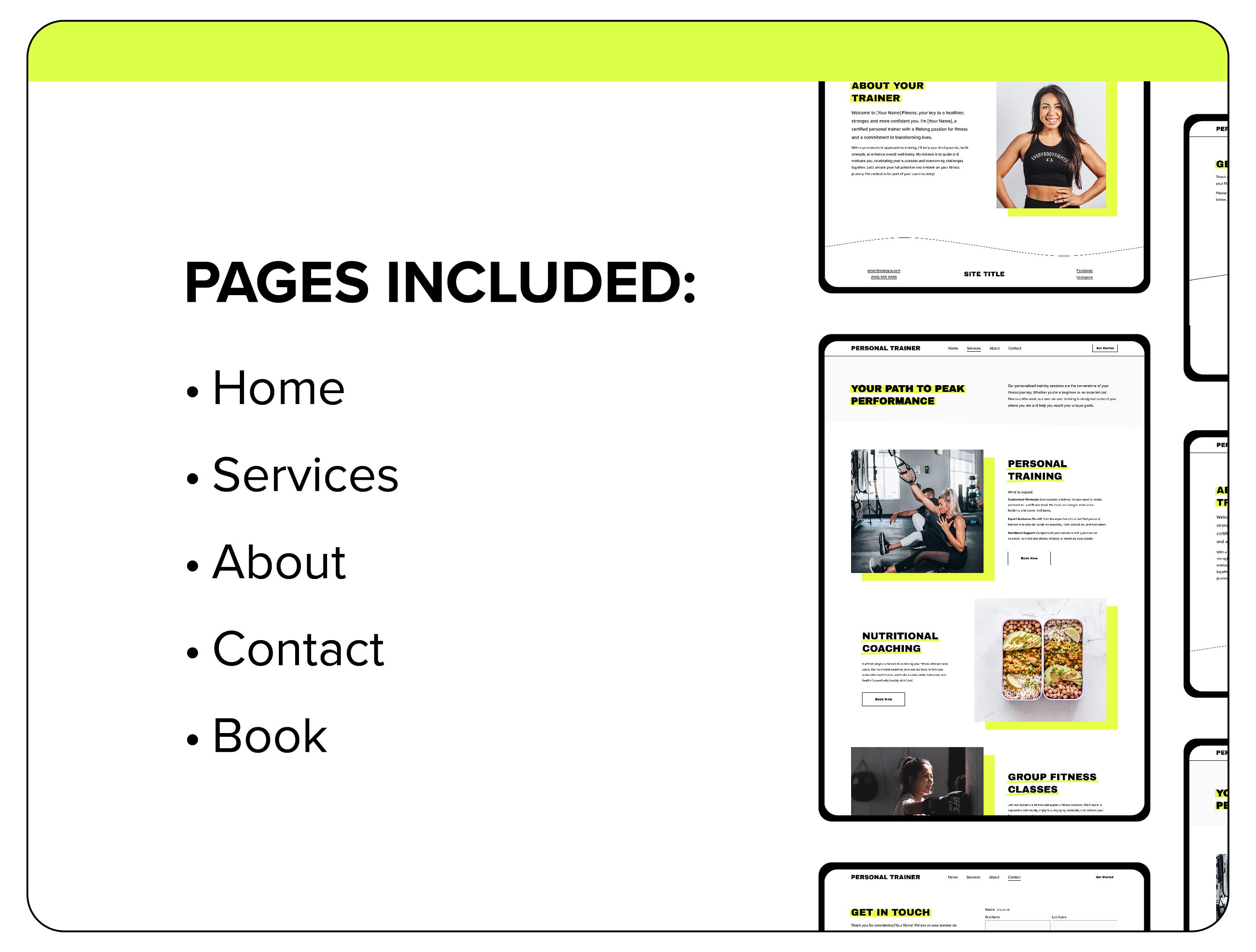 Personal Trainer Website Template | Squarespace | Fitness Coach ... Personal Trainer Website Template | Squarespace | Fitness Coach ...