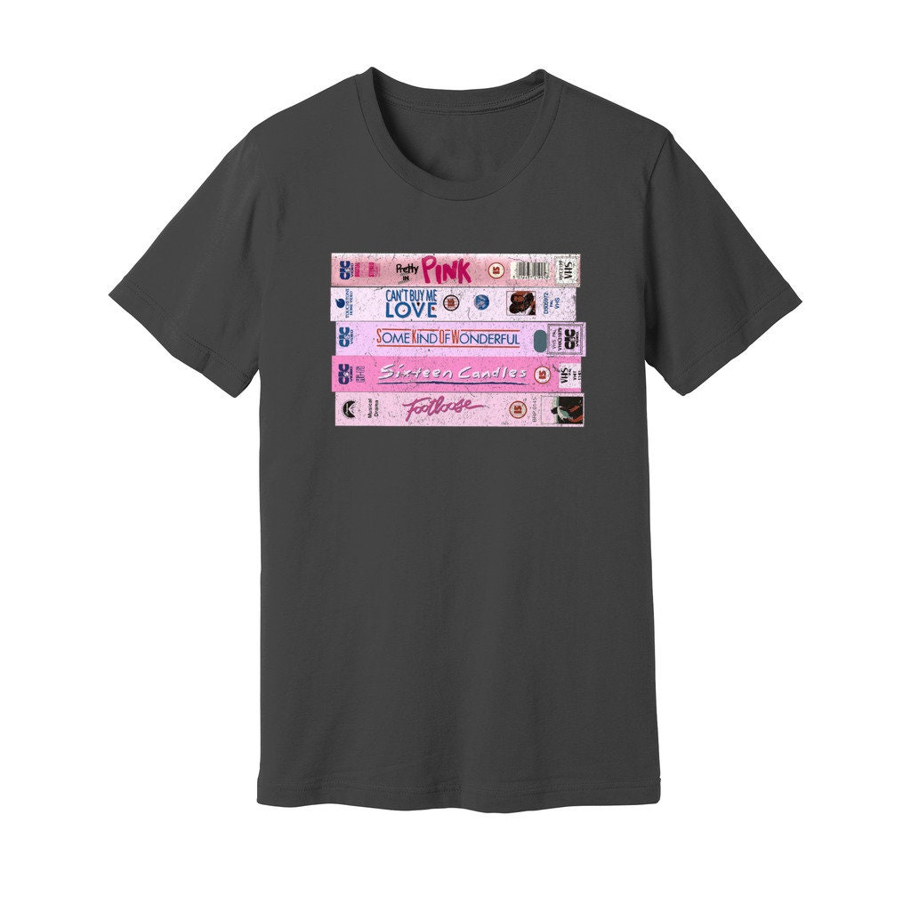 Vintage Style 1980s Romance Movie VHS Shirt. 80s Pretty in Pink, Can't ...