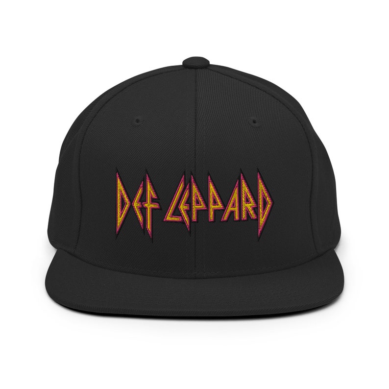 Def Leppard Classic Snapback Hat, Cap, 80s, 90s, Rock, Hair Band, Rap ...