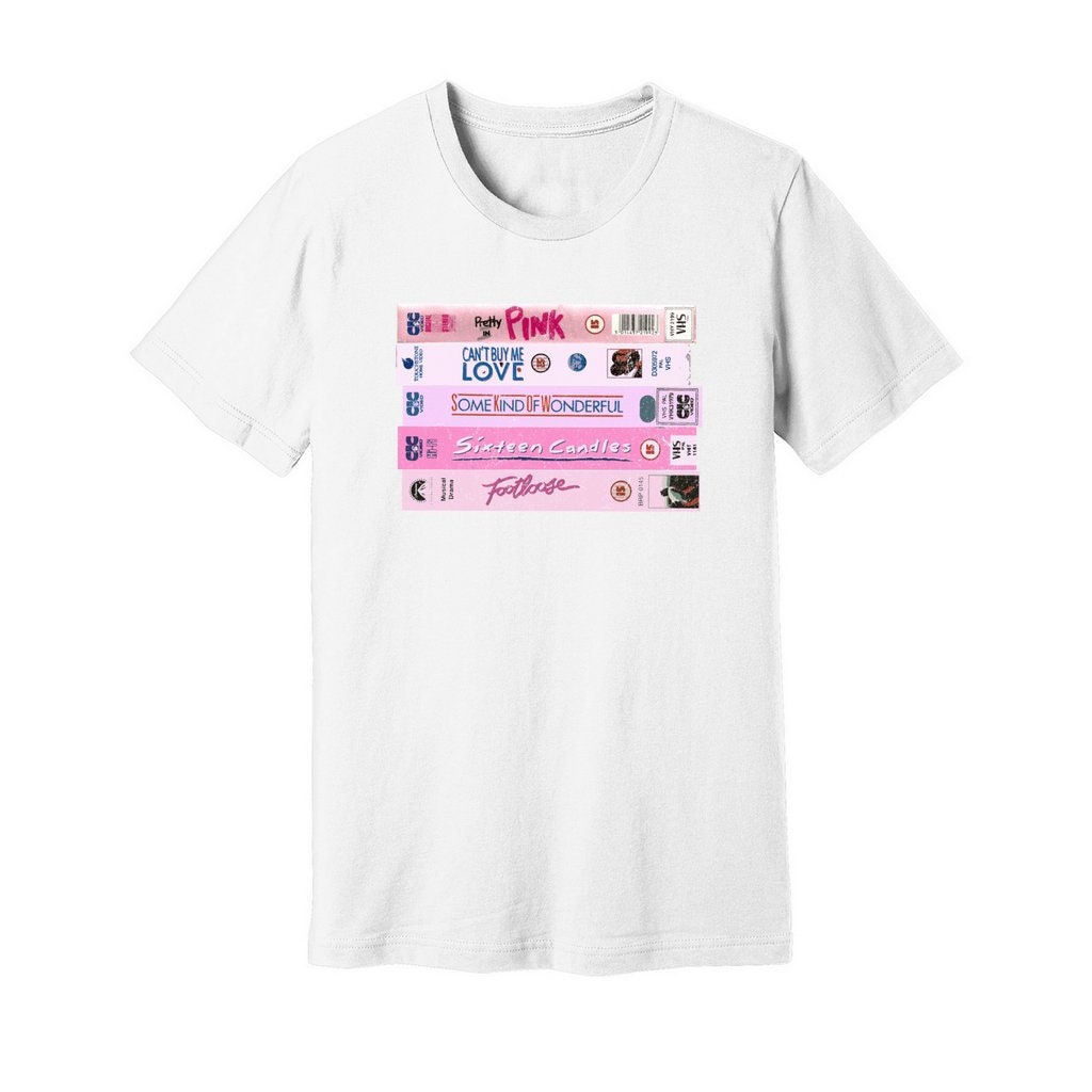Vintage Style 1980s Romance Movie VHS Shirt. 80s Pretty in Pink, Can't ...