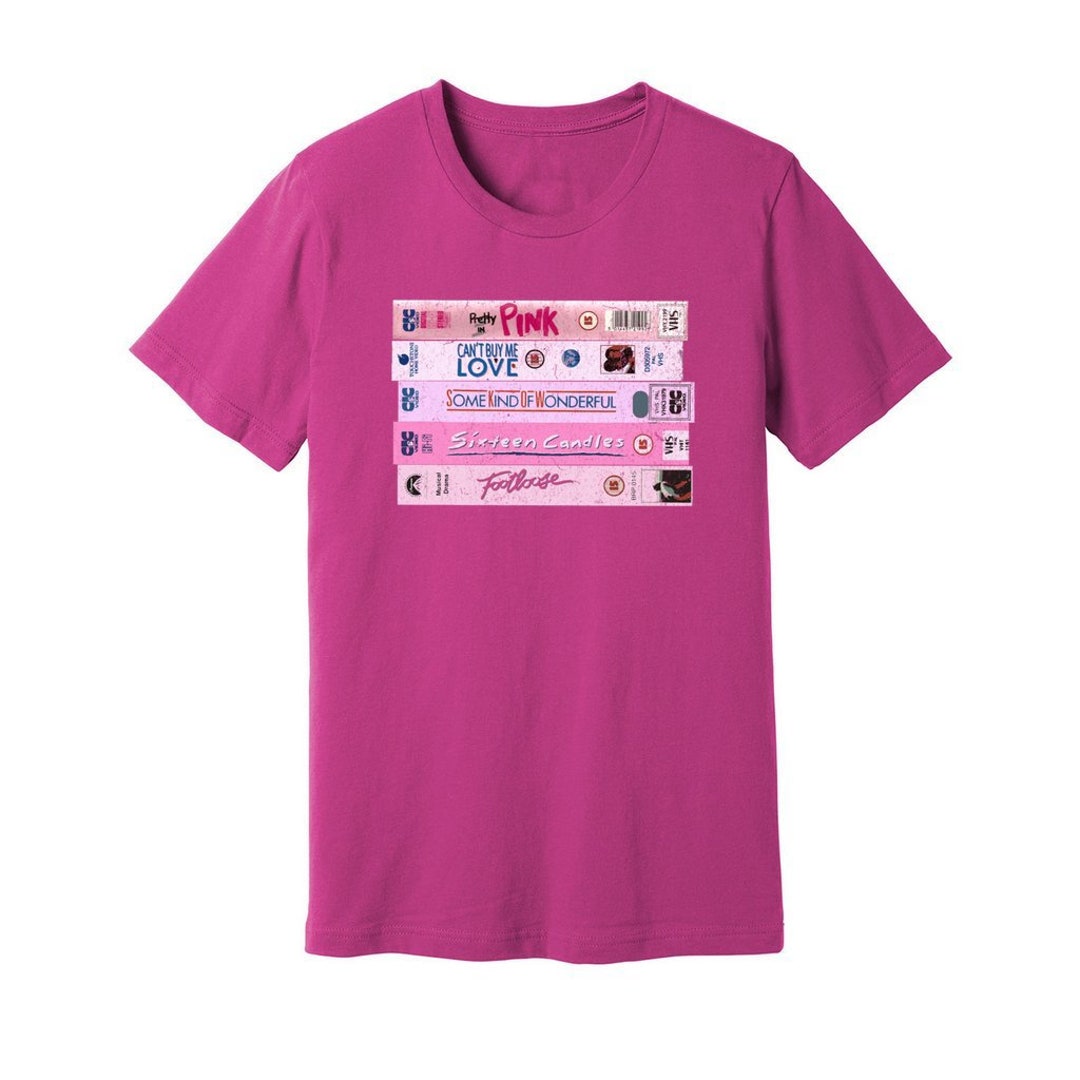 Vintage Style 1980s Romance Movie VHS Shirt. 80s Pretty in Pink, Can't ...
