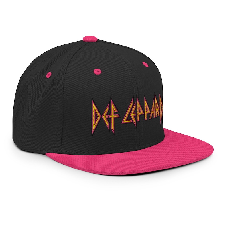 Def Leppard Classic Snapback Hat, Cap, 80s, 90s, Rock, Hair Band, Rap ...