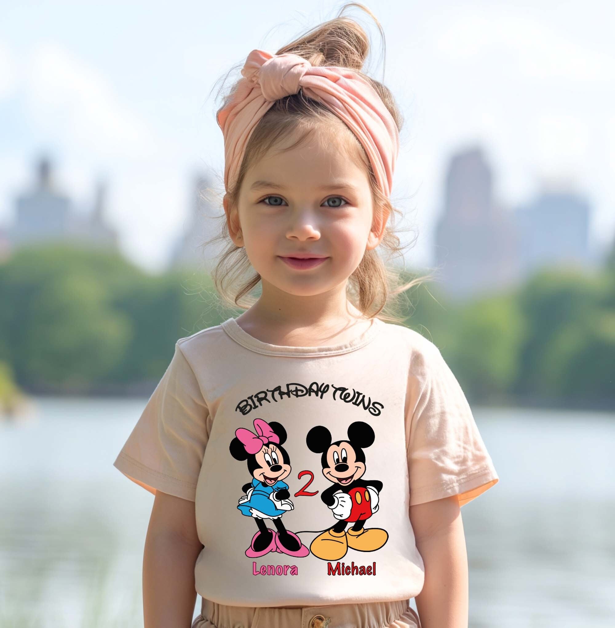 Disney Birthday Twins Shirt, Minnie Twins Birthday Tee, Mickey Twins ...