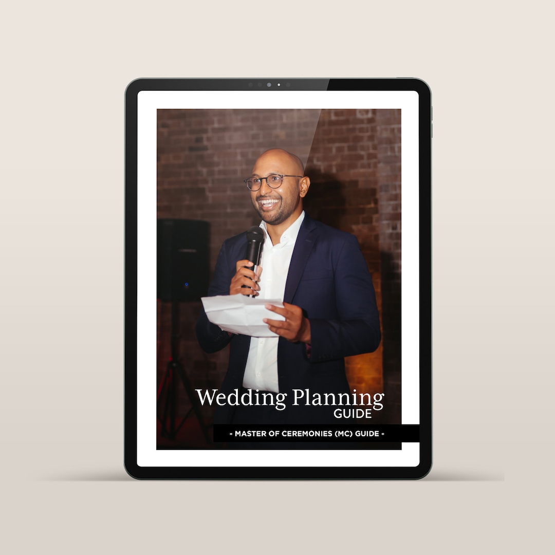 Master of Ceremonies, MC, Emcee Guide - Etsy