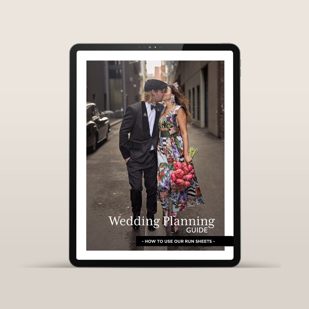 Wedding Day Run Sheets // Timeline for Your Wedding Day - Etsy