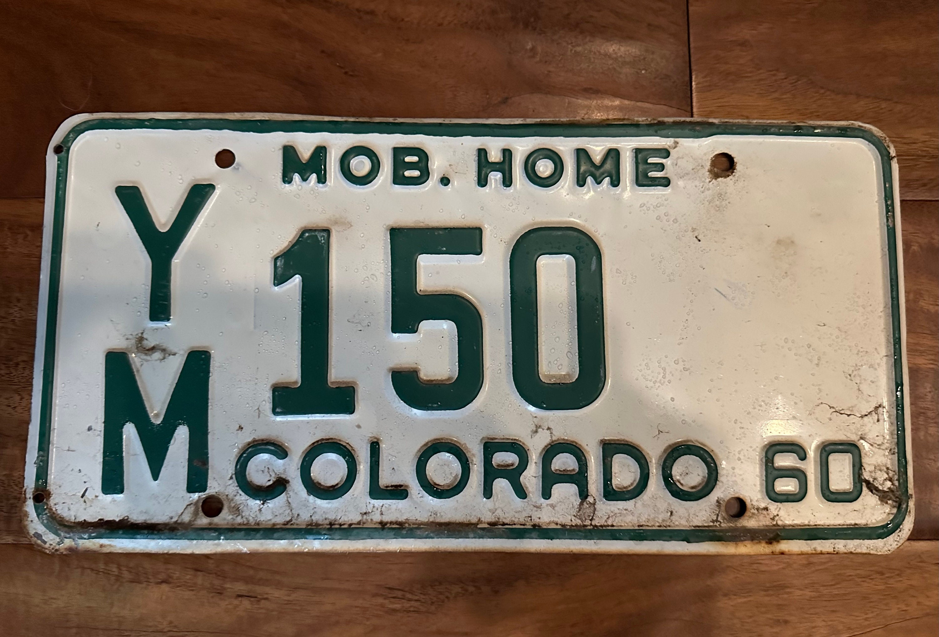 Authentic Vintage Antique Vail Colorado 1960 License Plates - Etsy
