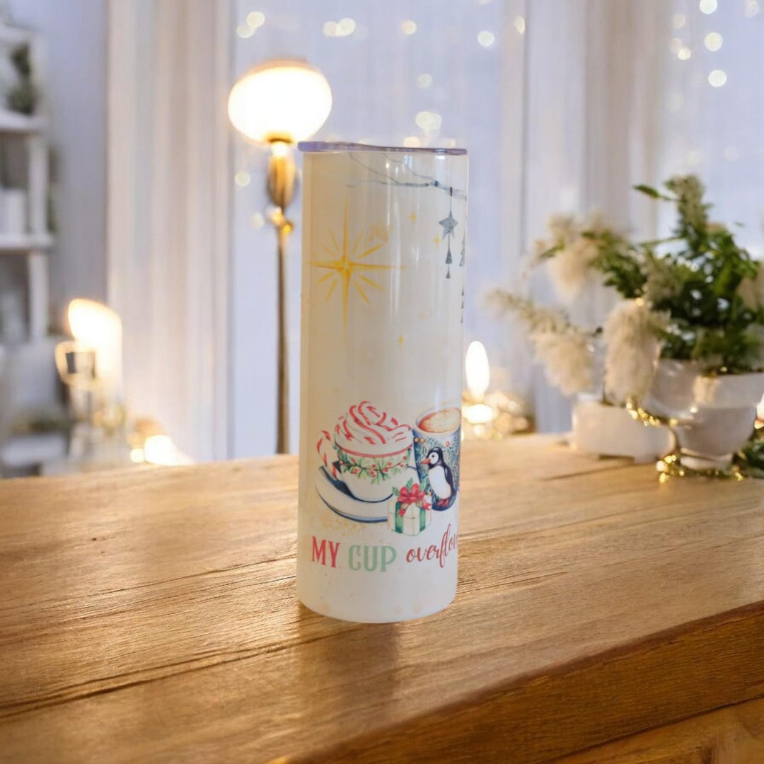Faith Inspired, My Cup Overflows Psalm 23:5 Tumbler – 20 Oz - Etsy