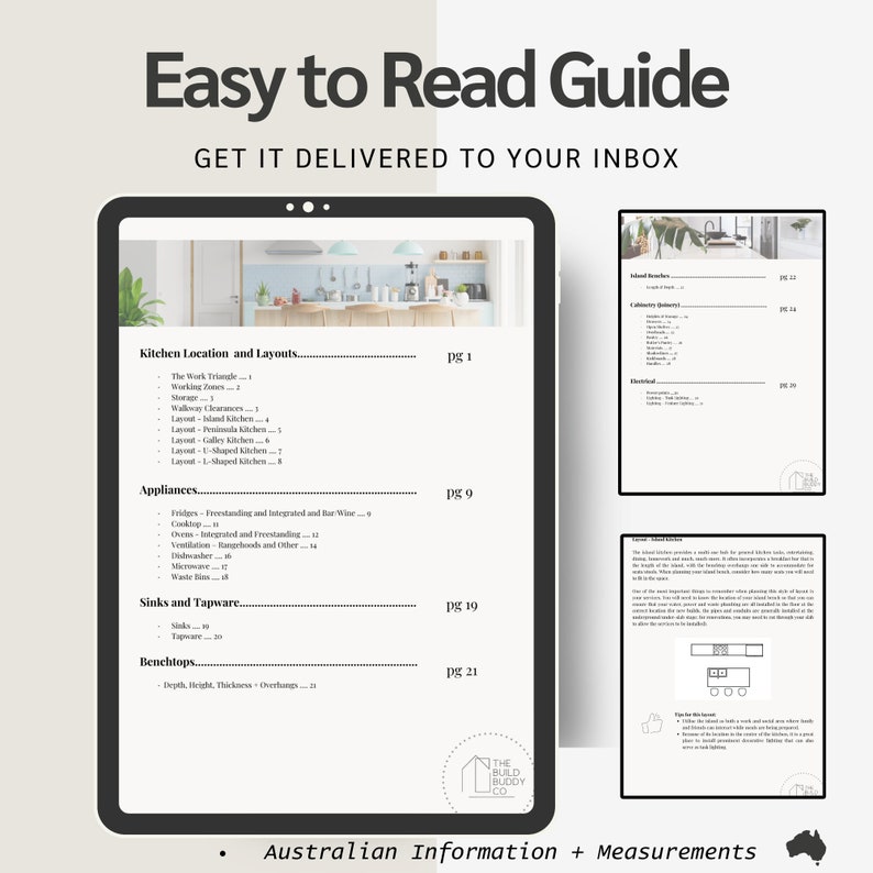 Kitchen Design Measurements Cheat Sheet New Home Build & Renovation ... Kitchen Design Measurements Cheat Sheet New Home Build & Renovation ...